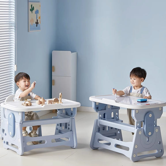Children's Study Table And Chair Set/Liftable Writing Table/Kids Study ...