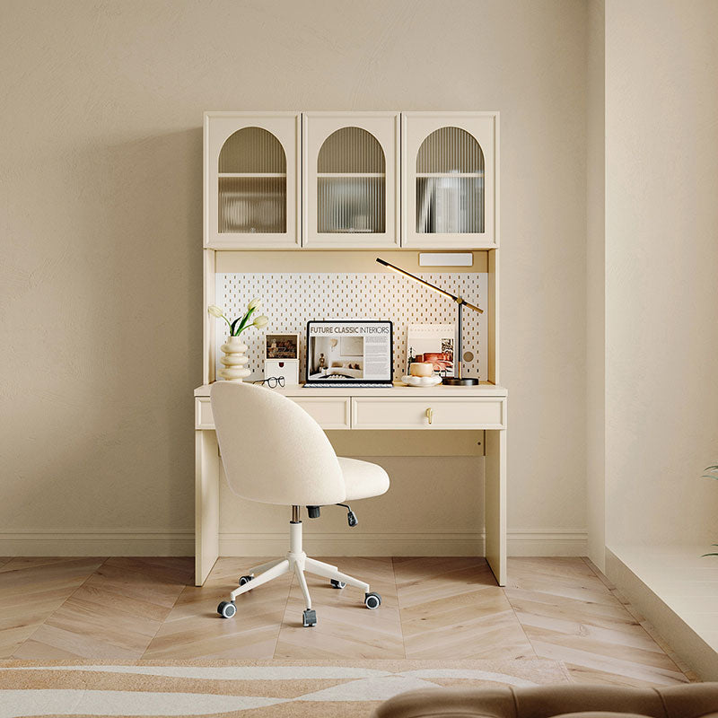 Nathaniel Single Office Desk/Computer Table Set With Drawer/Chair/Book ...