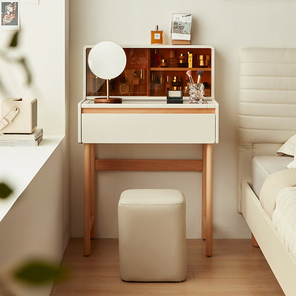 Kara 70cm Dressing Table/Bedroom Vanity Table Set with Drawer/Mirror/S ...