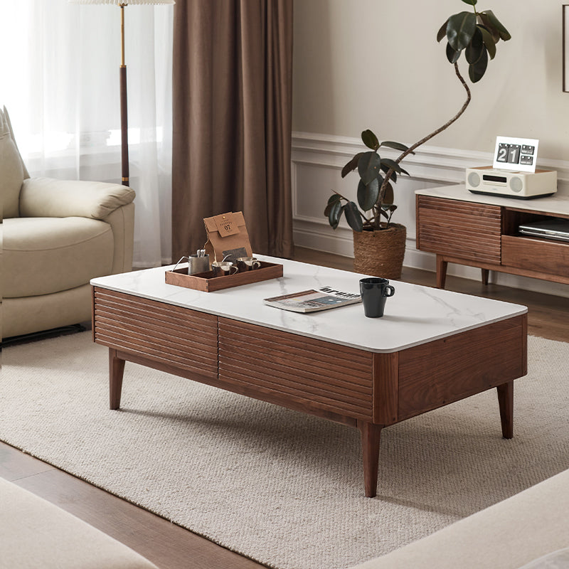 Mila 120cm FAS-Graded Solid Black Walnut Wood Classic Design Ceramic C ...
