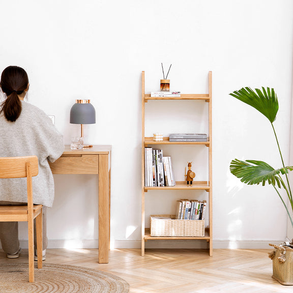 Leopold 50cm/80cm Solid Beech Wood Multi-layered Design Storage/Shelf ...