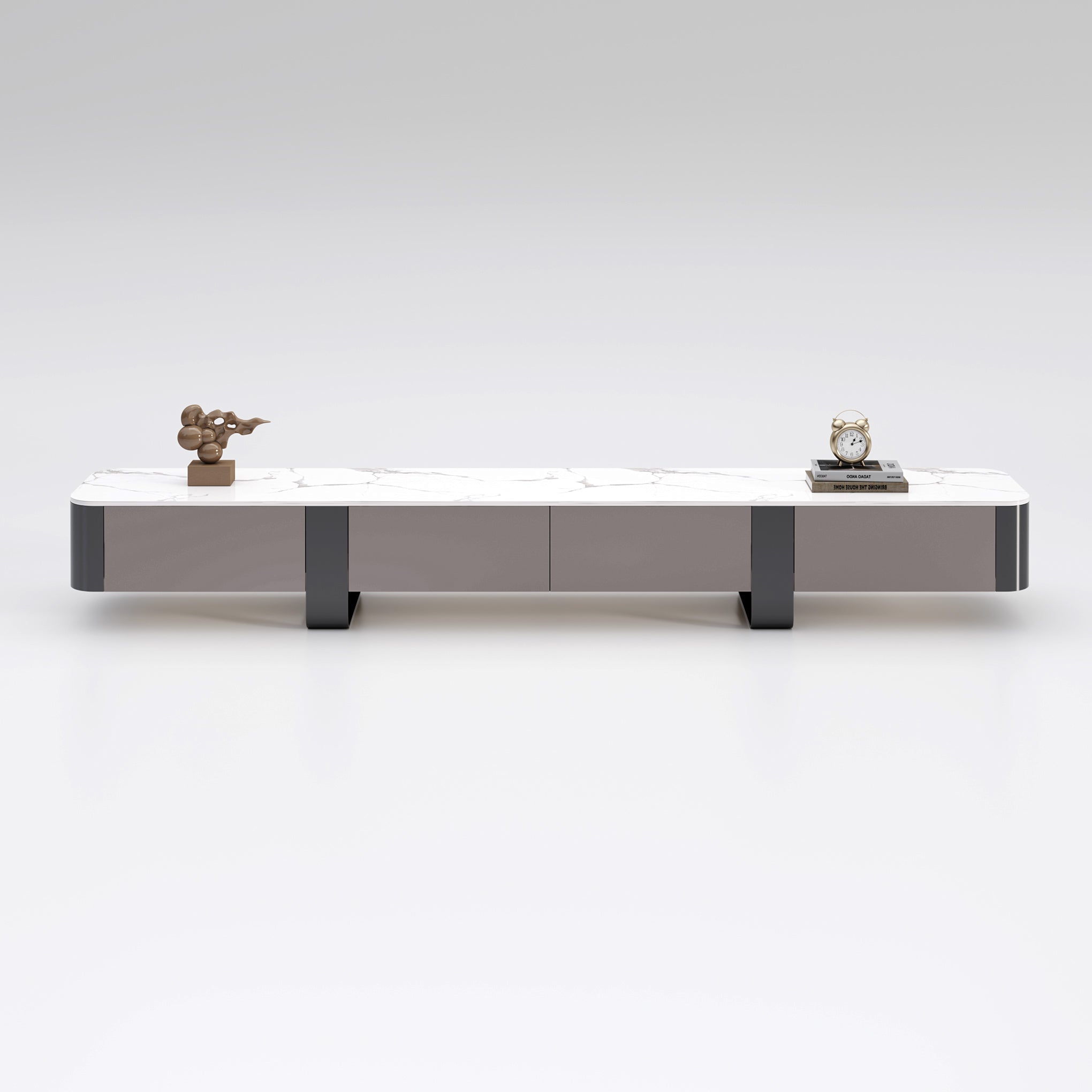Berkley TV Stand - Ceramic Entertainment Unit/Ceramic top/ MDF shelves ...